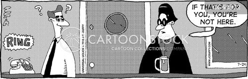 Avoid Calls Cartoons and Comics - funny pictures from CartoonStock