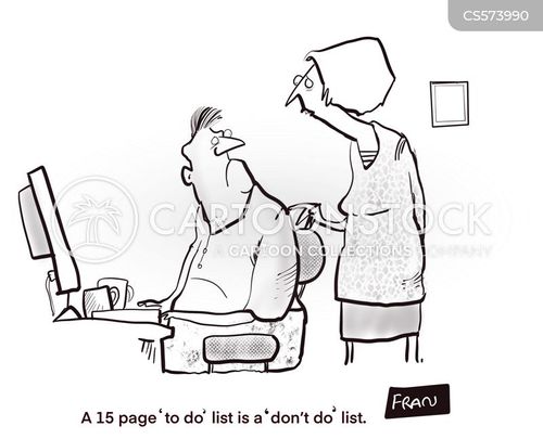 To Do List Cartoons and Comics - funny pictures from CartoonStock