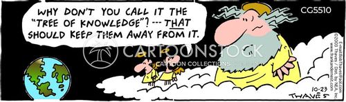 Tree Of Knowledge Cartoons and Comics - funny pictures from CartoonStock