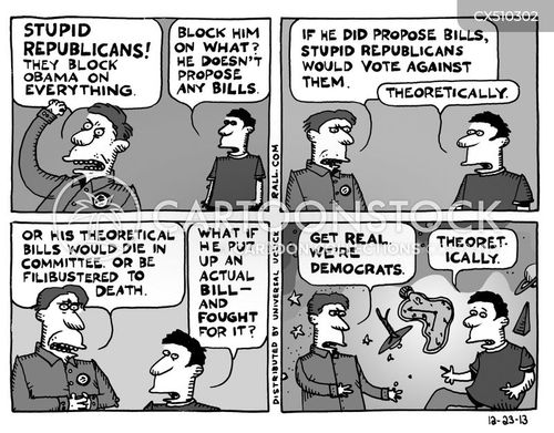 Obstructionism Cartoons and Comics - funny pictures from CartoonStock