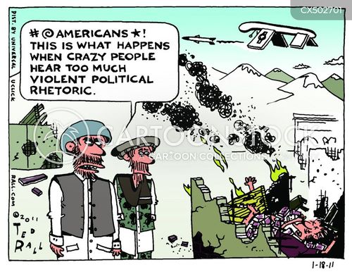 Violent Politics Cartoons and Comics - funny pictures from CartoonStock