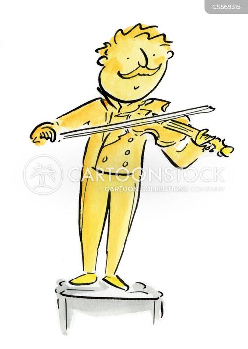 Violinist Cartoons and Comics - funny pictures from CartoonStock