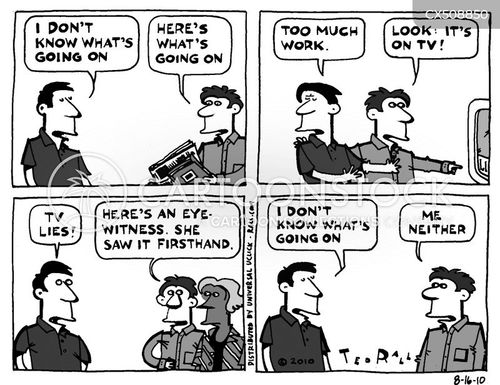 Eyewitness Cartoons and Comics - funny pictures from CartoonStock