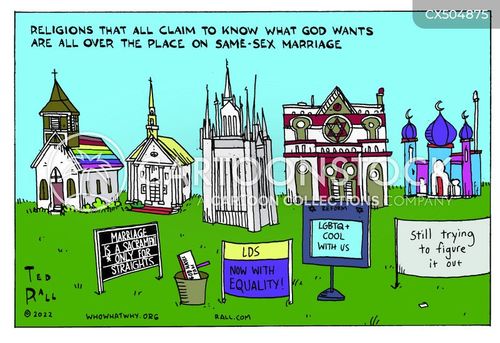 Religious Confusion Cartoons and Comics - funny pictures from CartoonStock