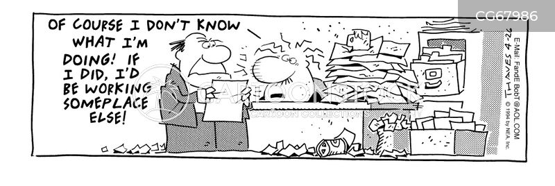 Desk Cartoons and Comics - funny pictures from CartoonStock