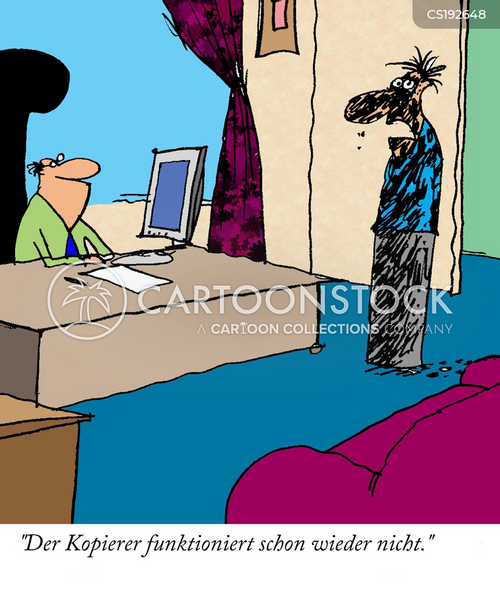 Cartoons und Karikaturen mit Technische Maschinen