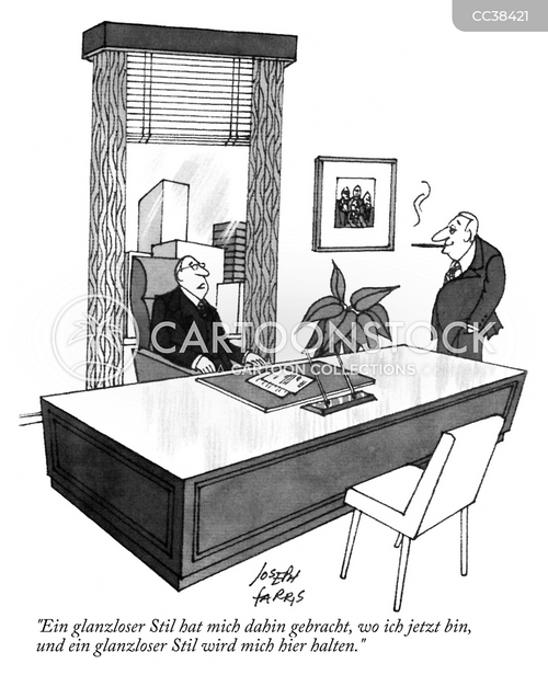 Cartoons und Karikaturen mit Executive-mode