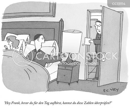 Cartoons und Karikaturen mit Zielerreichung