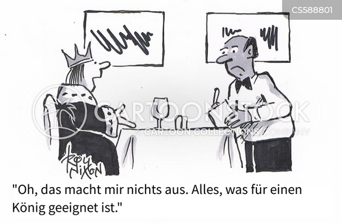 Cartoons und Karikaturen mit Monarchist