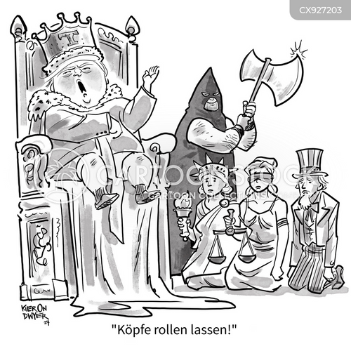 Cartoons und Karikaturen mit Monarchie