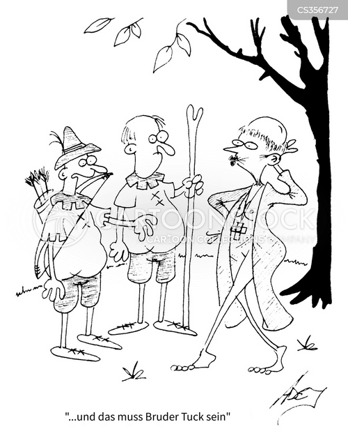 Cartoons und Karikaturen mit Bruder Tuck