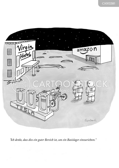 Cartoons und Karikaturen mit Orion-raumschiff