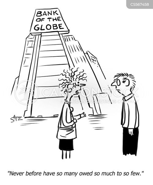 Bank Banks Cartoons and Comics - funny pictures from CartoonStock