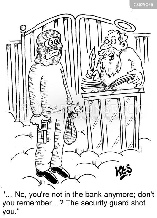 Security Guard Cartoons and Comics - funny pictures from CartoonStock