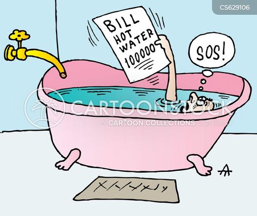 Water Bill Cartoons and Comics - funny pictures from CartoonStock
