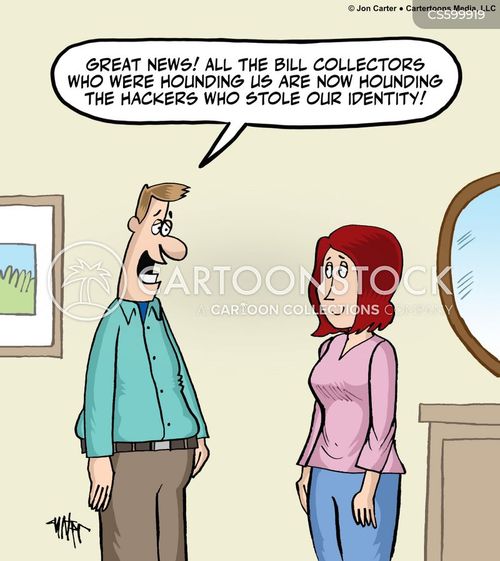 Financial Identity Cartoons and Comics - funny pictures from CartoonStock