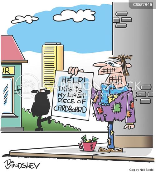 Cardboard City Cartoons and Comics - funny pictures from CartoonStock