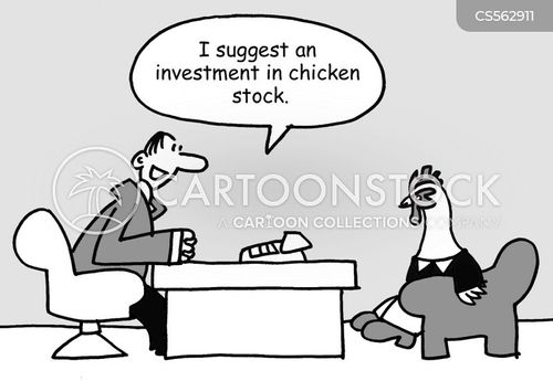 Chicken Stock Cartoons and Comics - funny pictures from CartoonStock