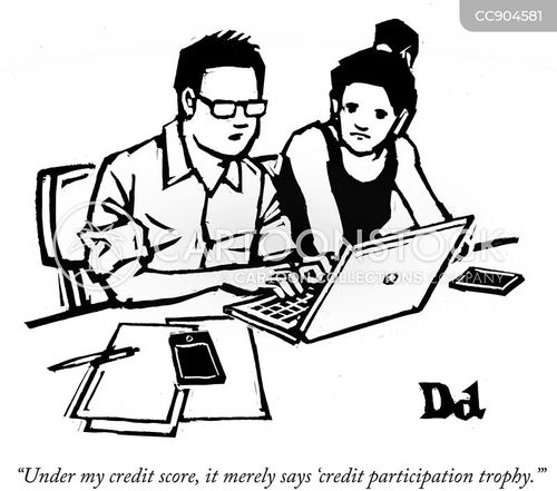 Credit Score Cartoons and Comics - funny pictures from CartoonStock
