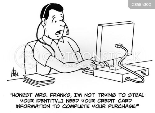 Credit Card Fraud Cartoons and Comics - funny pictures from CartoonStock