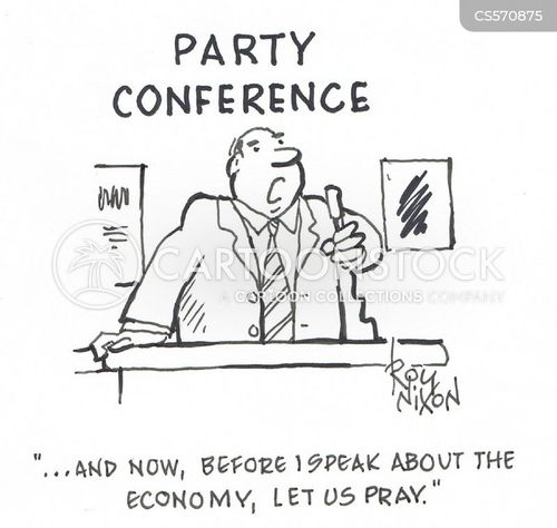 Party Conference Cartoons and Comics - funny pictures from CartoonStock