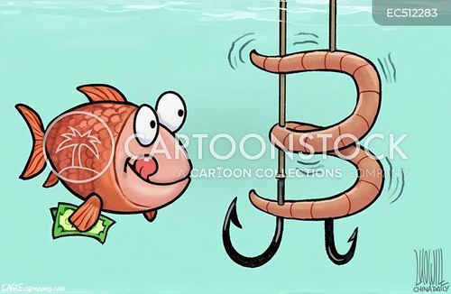 Crypto Lure Cartoons and Comics - funny pictures from CartoonStock