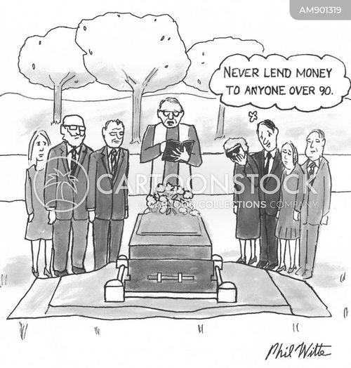 Funeral Humor Cartoons and Comics - funny pictures from CartoonStock