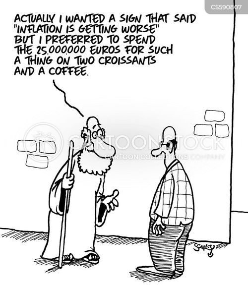 Inflation Crisis Cartoons and Comics - funny pictures from CartoonStock