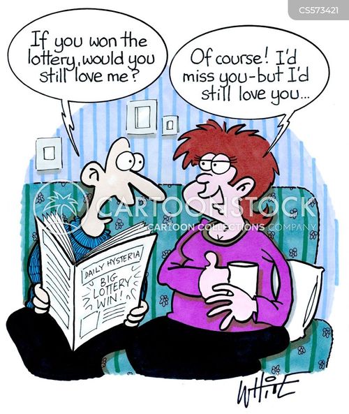 Lottery Winnings Cartoons and Comics - funny pictures from CartoonStock