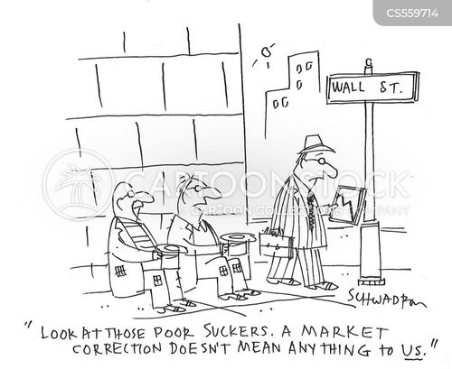 Spooked Market Cartoons and Comics - funny pictures from CartoonStock