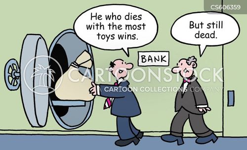 Materialism Cartoons and Comics - funny pictures from CartoonStock