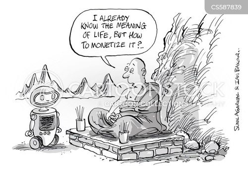 Monetization Tactics Cartoons and Comics - funny pictures from CartoonStock