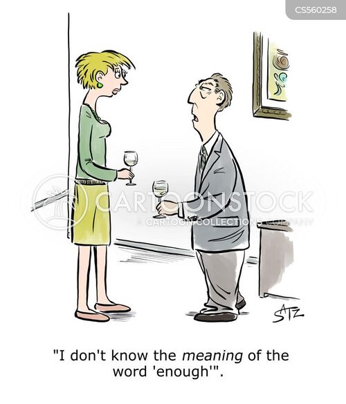 Enuff Cartoons and Comics - funny pictures from CartoonStock