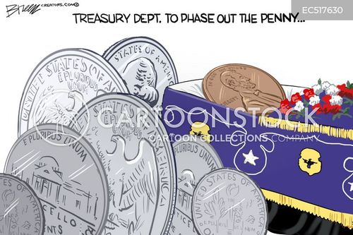 Phase Out The Penny Cartoons and Comics - funny pictures from CartoonStock