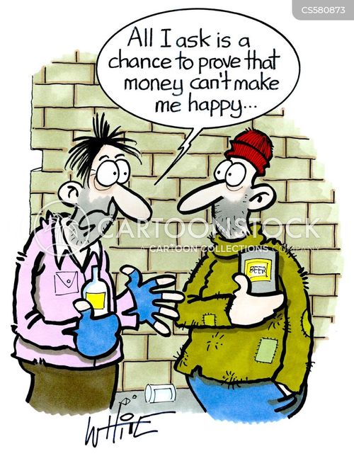 Elder Poverty Cartoons and Comics - funny pictures from CartoonStock