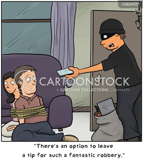Robbery Cartoons and Comics - funny pictures from CartoonStock