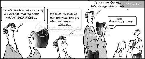 Family Sacrifice Cartoons and Comics - funny pictures from CartoonStock