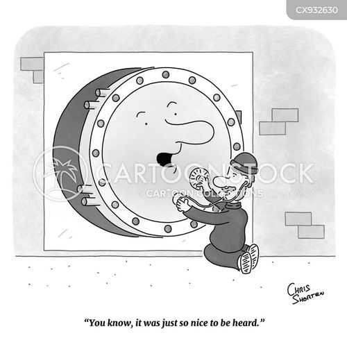Appreciative Vault Cartoons and Comics - funny pictures from CartoonStock
