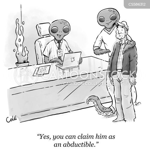 Alien Abduction Cartoons and Comics - funny pictures from CartoonStock