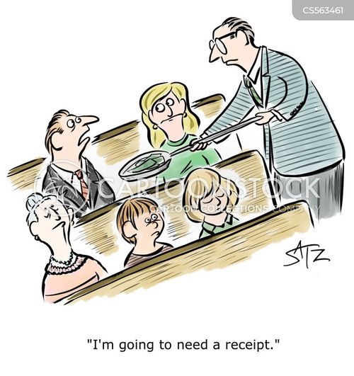 Sunday Offering Cartoons and Comics - funny pictures from CartoonStock