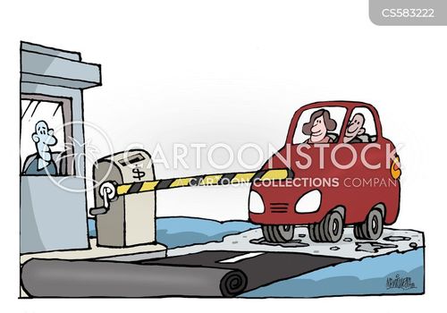Pay Toll Cartoons and Comics - funny pictures from CartoonStock