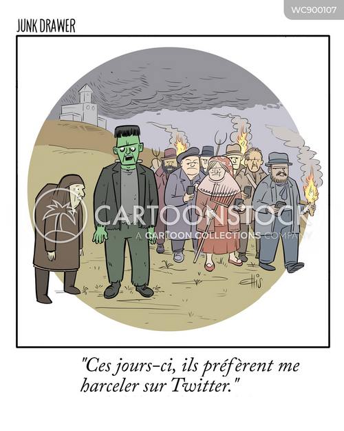 Dessins humoristique et caricaturés avec Monstres Universels