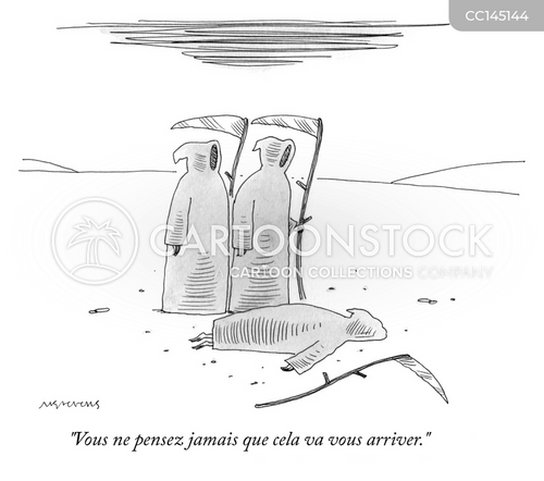 Dessins humoristique et caricaturés avec La Grande Faucheuse