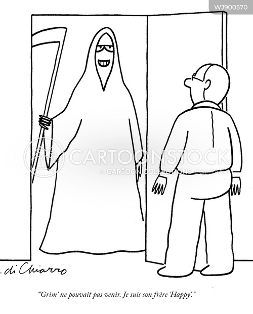 Dessins humoristique et caricaturés avec Faucheuse Sinistre