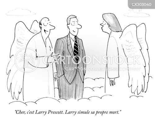 Dessins humoristique et caricaturés avec Simuler Sa Propre Mort