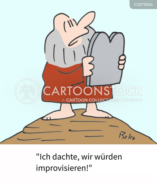 Cartoons und Karikaturen mit Ad-lib