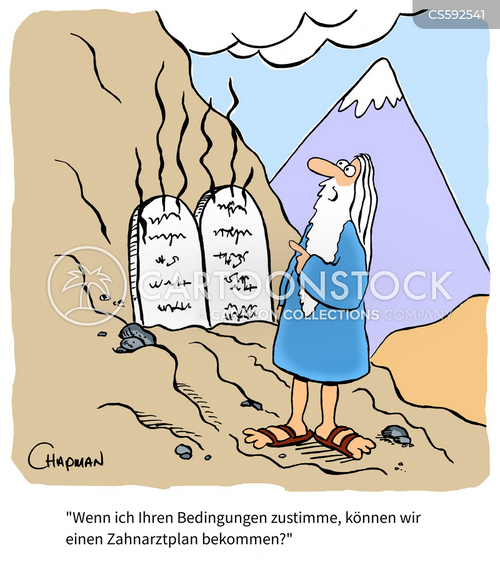 Cartoons und Karikaturen mit Satz Von Regeln