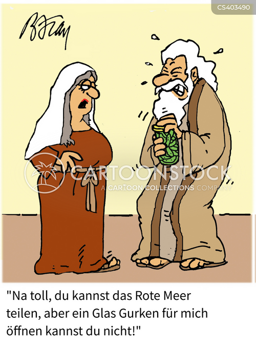 Cartoons und Karikaturen mit Biblischer Humor
