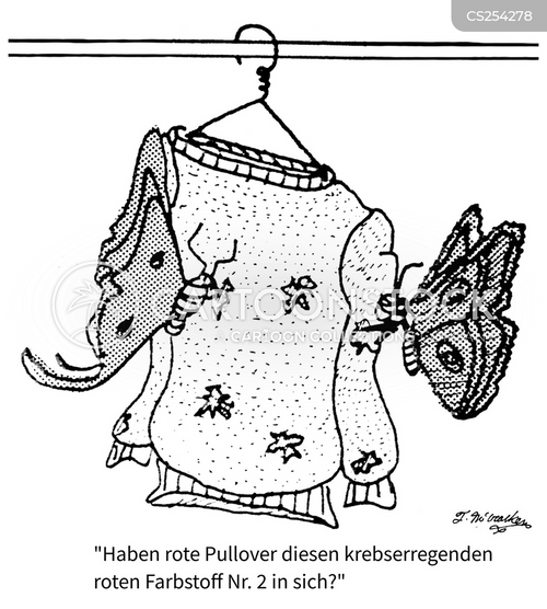 Cartoons und Karikaturen mit Krebserregend