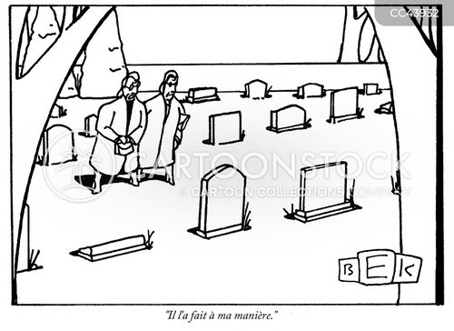 Dessins humoristique et caricaturés avec Profanateurs De Tombes